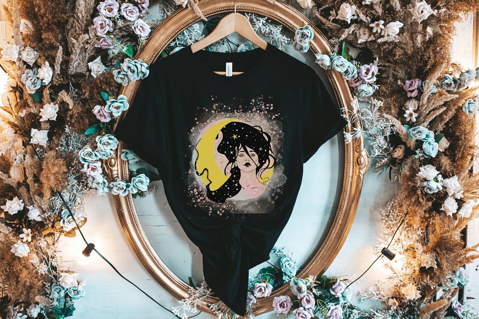 Mystical Woman Shirt | Witchy Woman Shirt | Celestial Moon Shirt | Boho ...