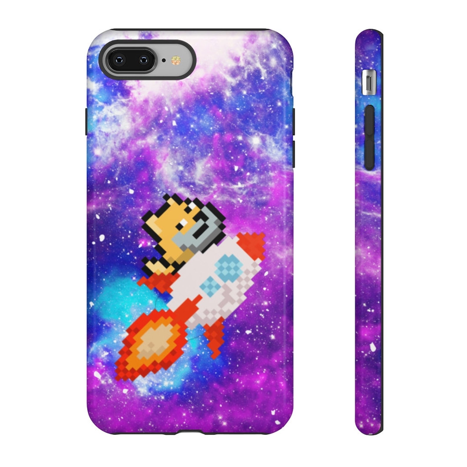 Pixel Dogecoin Phone Case Shiba Inu Dog Case to the Moon - Etsy