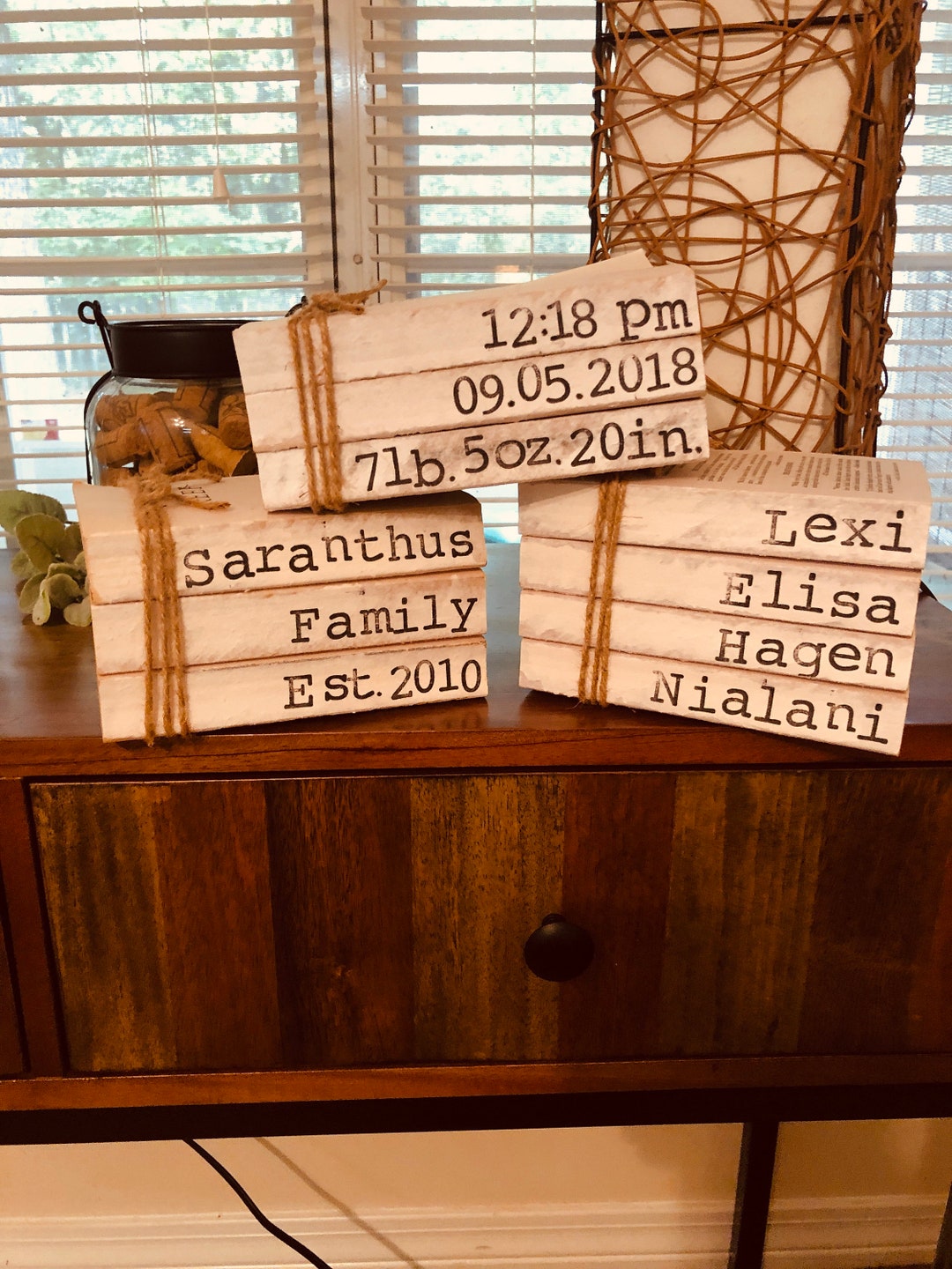 Family Name Personalized Books//custom Name Books//neutral - Etsy