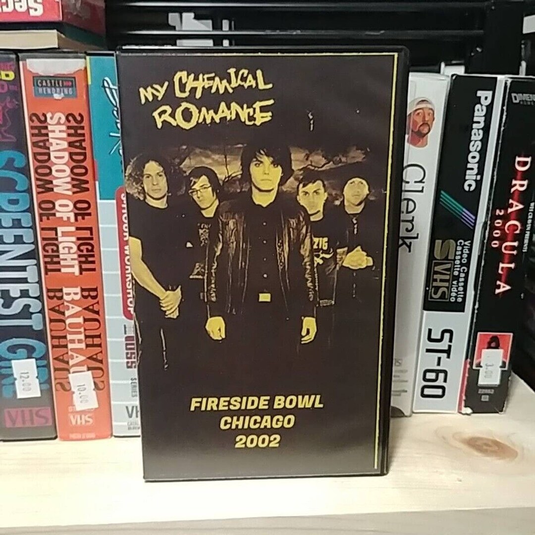 My Chemical Romance VHS Live Fireside Bowl Chicago 2002 Punk Emo ...