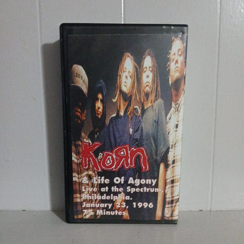Korn Korn Flakes & Life of Agony Live at the Spectum PA 1996 VHS Nu ...