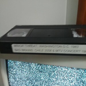 Minor Threat Bad Brains Live VHS Hardcore Punk Rock Concerts 1983 2008 ...