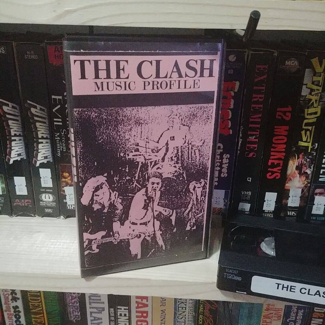 The Clash VHS Music Profile Video Collection & Story Punk Rock - Etsy