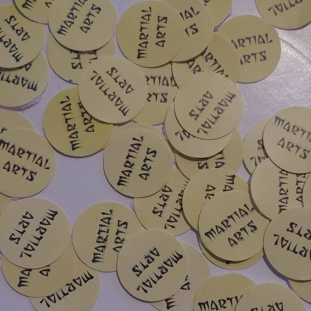 50 Pack Martial Arts VHS Video Store Rental Stickers .75in - Etsy