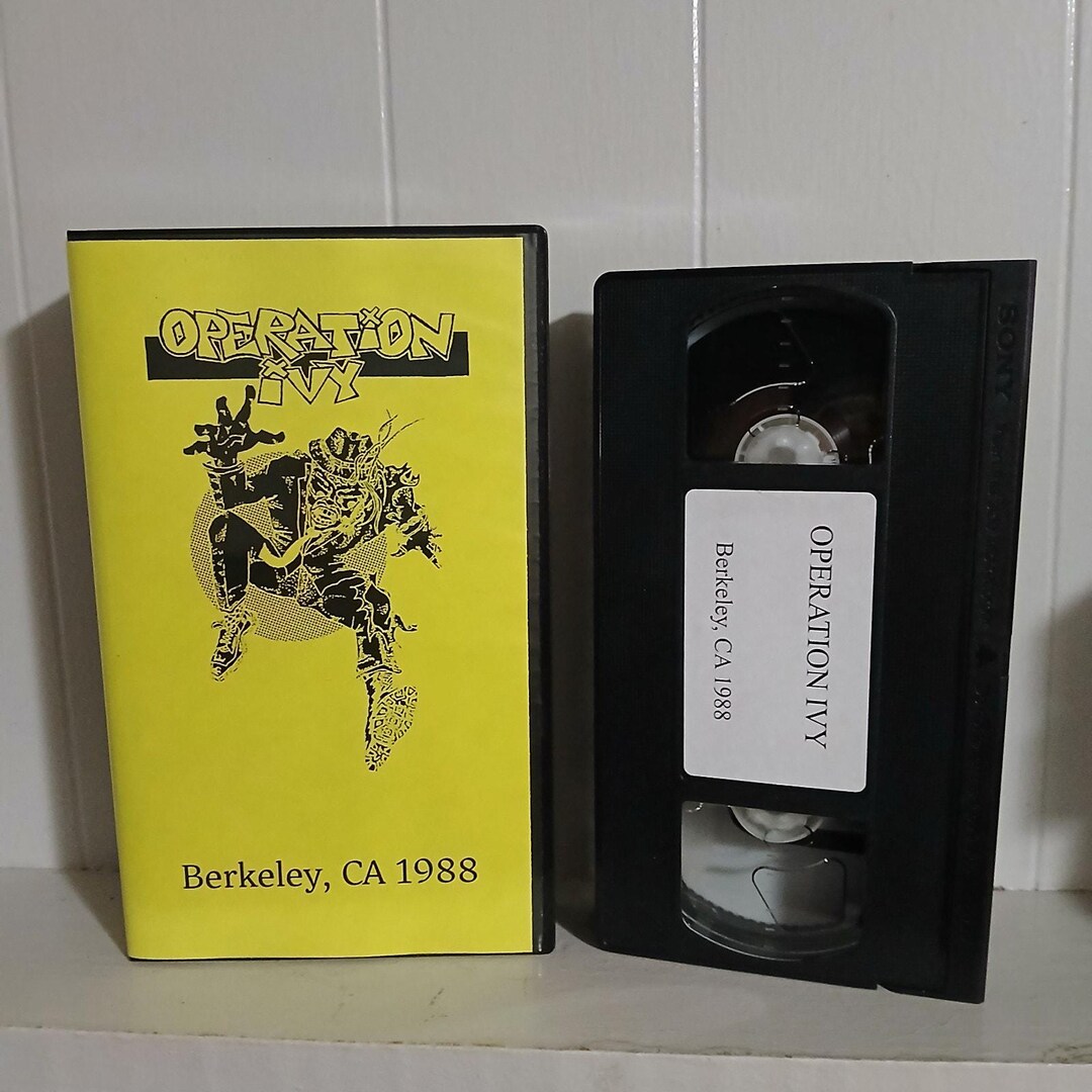 Operation Ivy VHS Live Gilman St Berkeley CA 1988 Ska Punk Rock Live ...