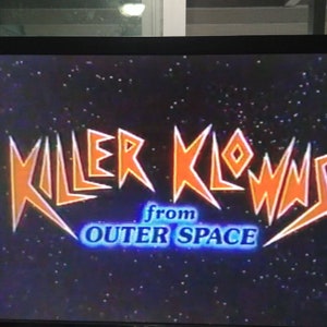 Killer Klowns From Outer Space WOC VHS USA up All Night 10/13/2000 ...