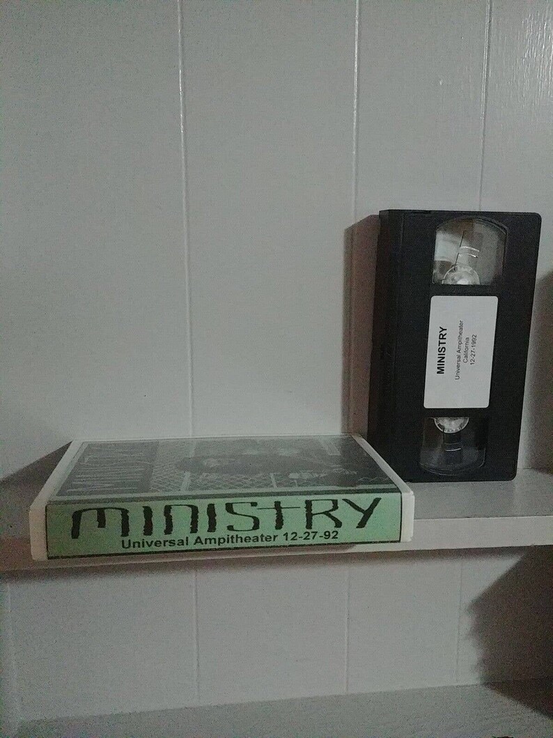 Ministry Live 1992 VHS Goth Metal Industrial Concert - Etsy