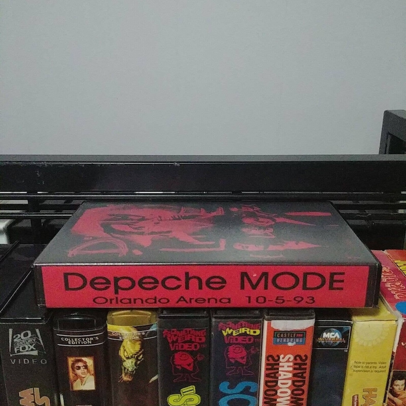 Depeche Mode VHS Live Concert 1993 Goth New Wave Synth Pop - Etsy