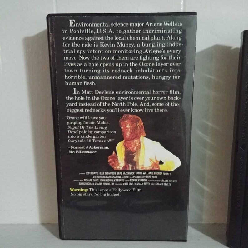 Ozone Attack of the Redneck Mutants 1986 VHS SOV Horror Convention Copy ...