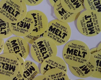 Video Store Rental Stickers - Etsy