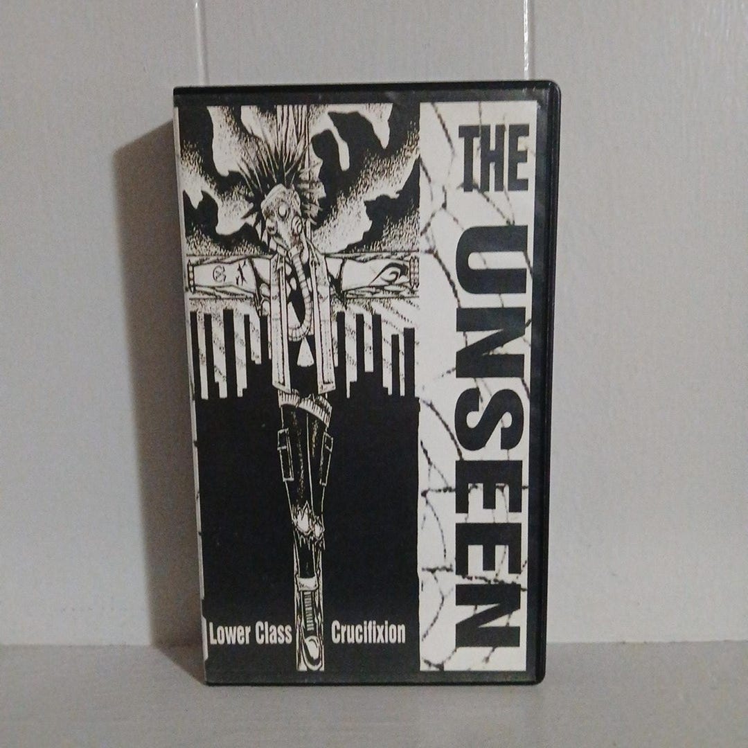 The Unseen Lower Class Crucifixion VHS Para Punx Punk Rock Music Video ...