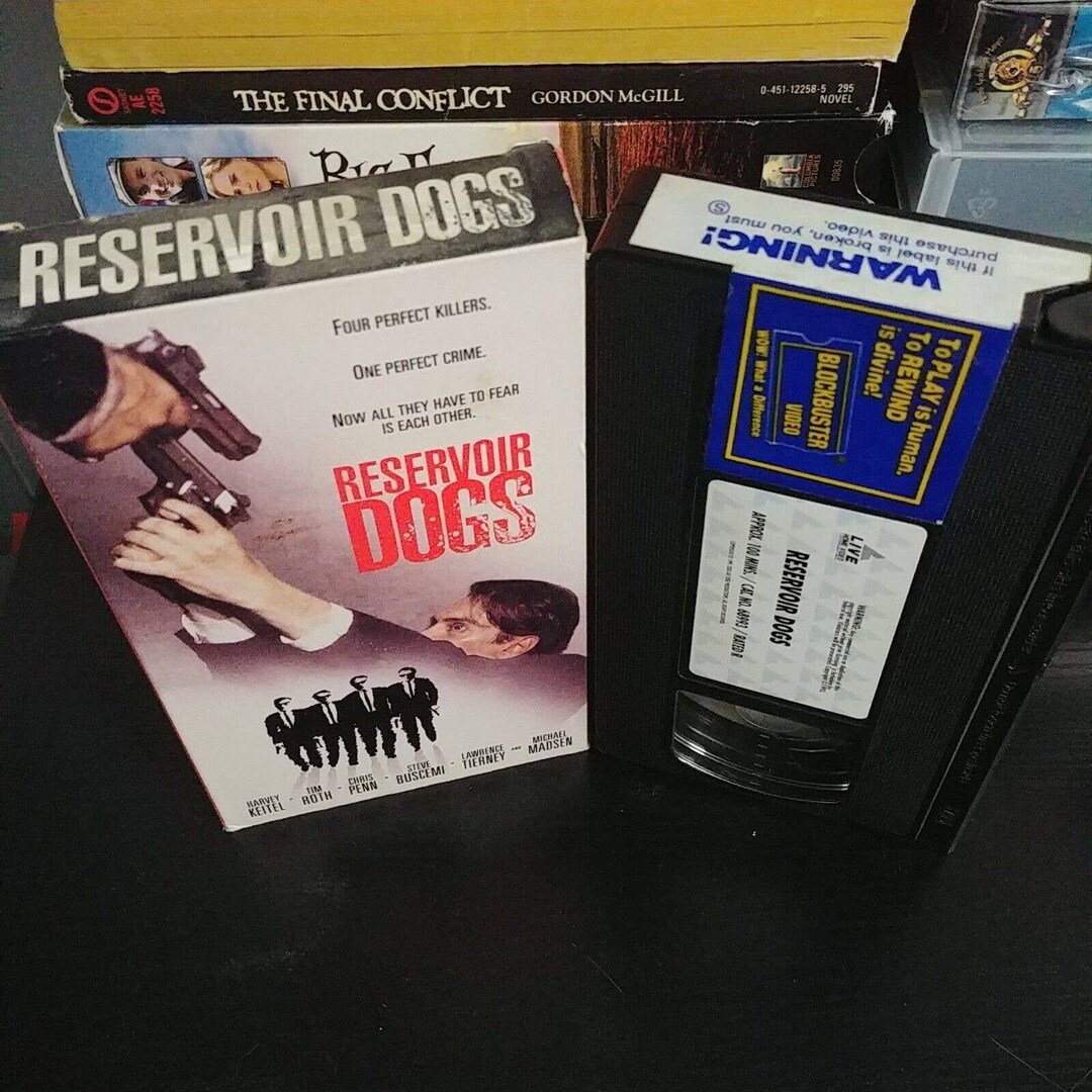 Reservoir Dogs VHS 1993 Quentin Tarantino - Etsy