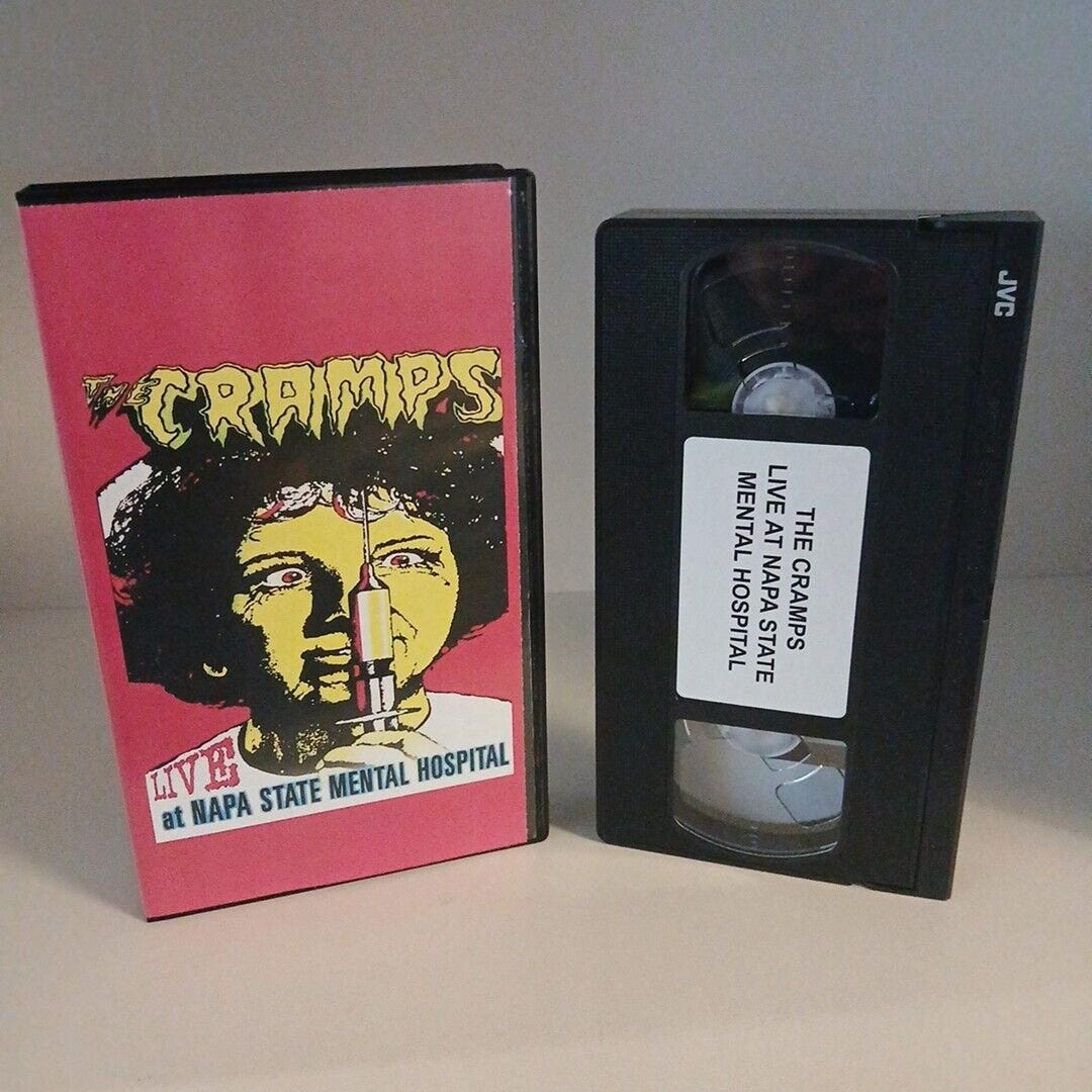 The Cramps Live at Napa State Mental Hospital VHS Punk Rock Concert ...