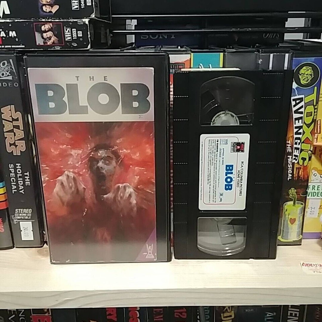 CUT BOX the Blob VHS 1988 Closed Captioned Tri Star Horror - Etsy