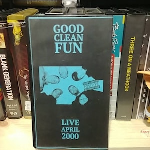 Good Clean Fun VHS Straight Edge Posi Hardcore Punk Rock Concert Live ...