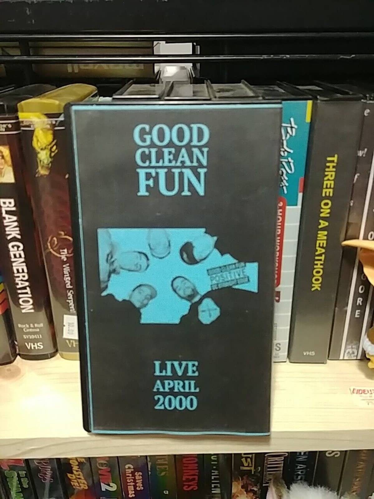 Good Clean Fun VHS Straight Edge Posi Hardcore Punk Rock Concert Live ...