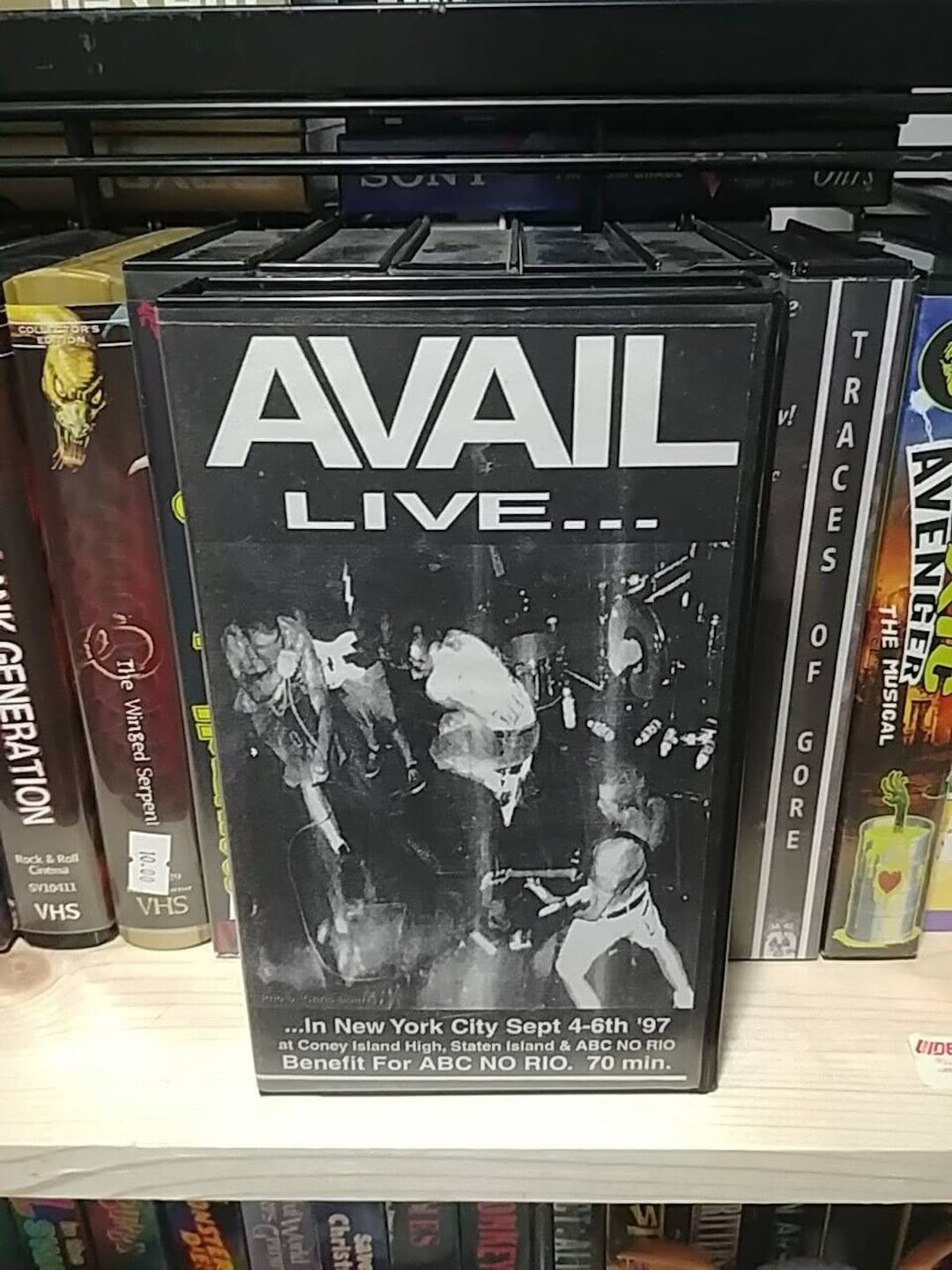 Avail VHS Live New York 1997 Hardcore Punk Rock Concert - Etsy