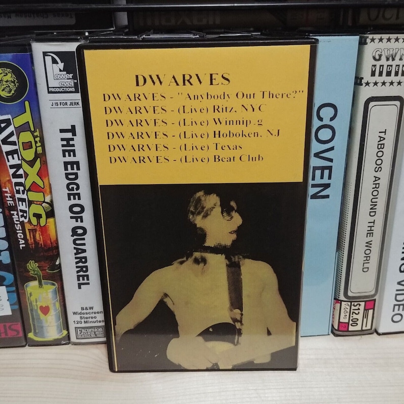 The Dwarves VHS Live Compilation Punk Rock Concert - Etsy