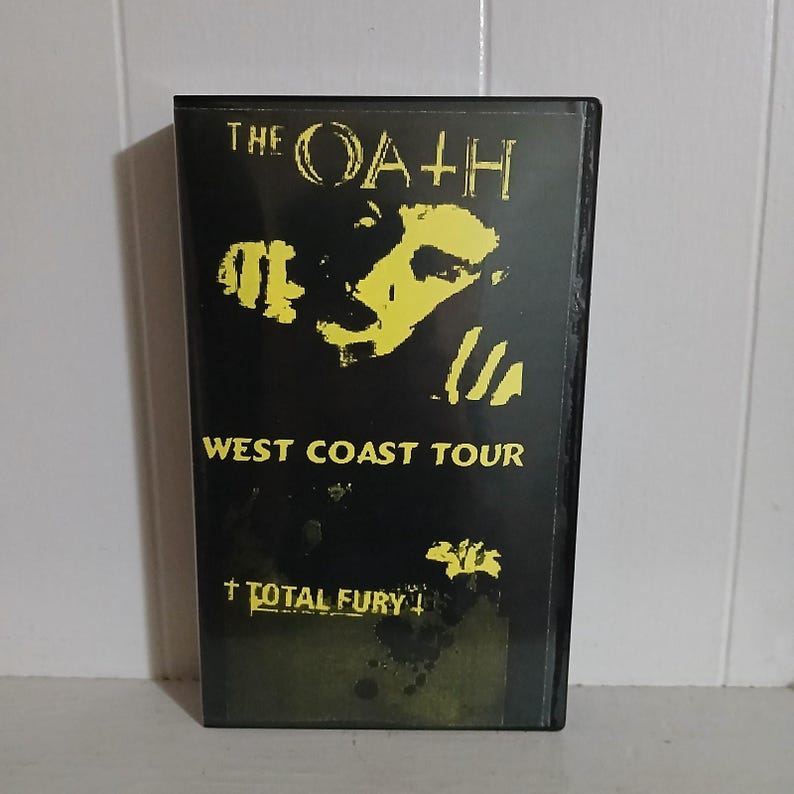 The Oath Total Fury VHS Live Punk Rock Hardcore Charles Bronson Spazz Das Oath - Etsy
