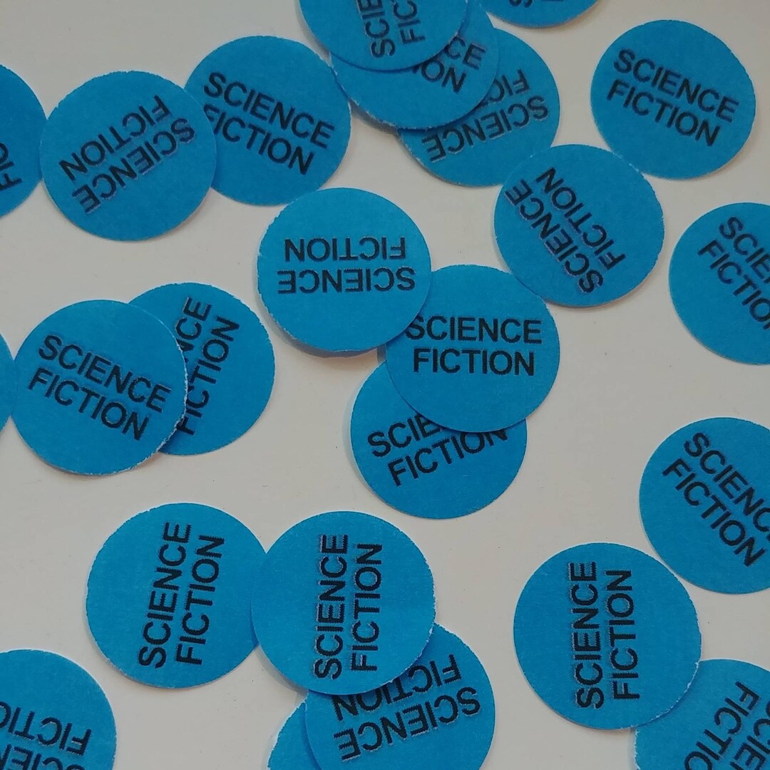 50 Pack Science Fiction Sci Fi VHS Blue Video Store Rental Stickers ...
