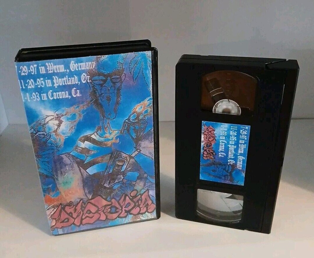 DYSTOPIA Live Comp VHS Tape 90s Hardcore Crust Punk Grindcore Band ...