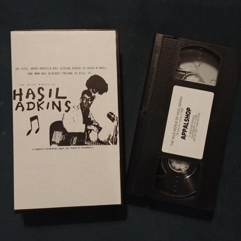 The Wild World of Hasil Adkins VHS Rockabilly Psychobilly Documentary ...