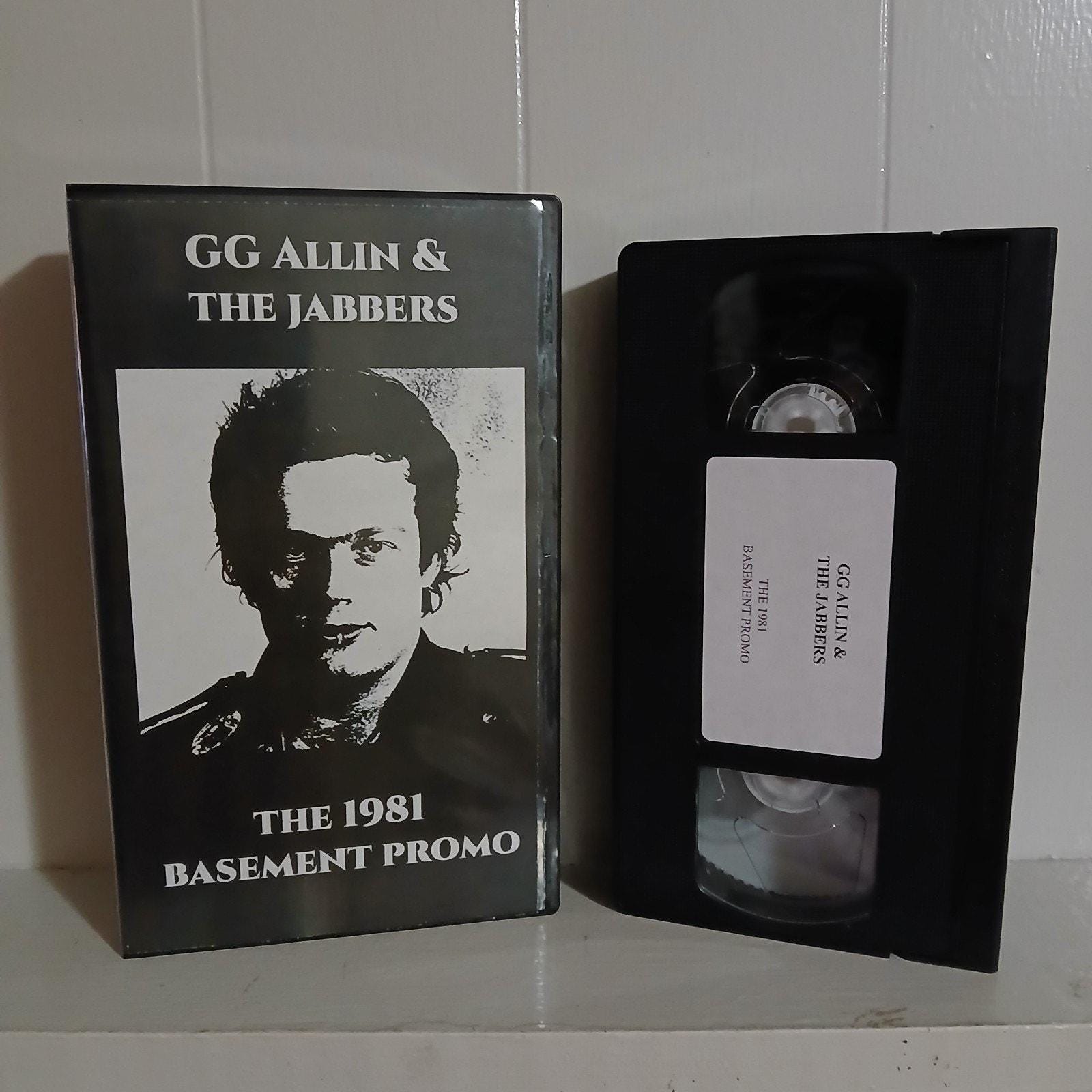 GG Allin & the Jabbers VHS 1981 Basement Promo Punk Rock Video ...