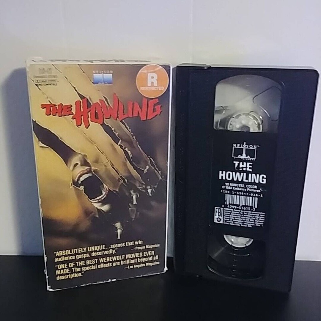 The Howling VHS Werewolf Horror Dee Wallace Joe Dante - Etsy