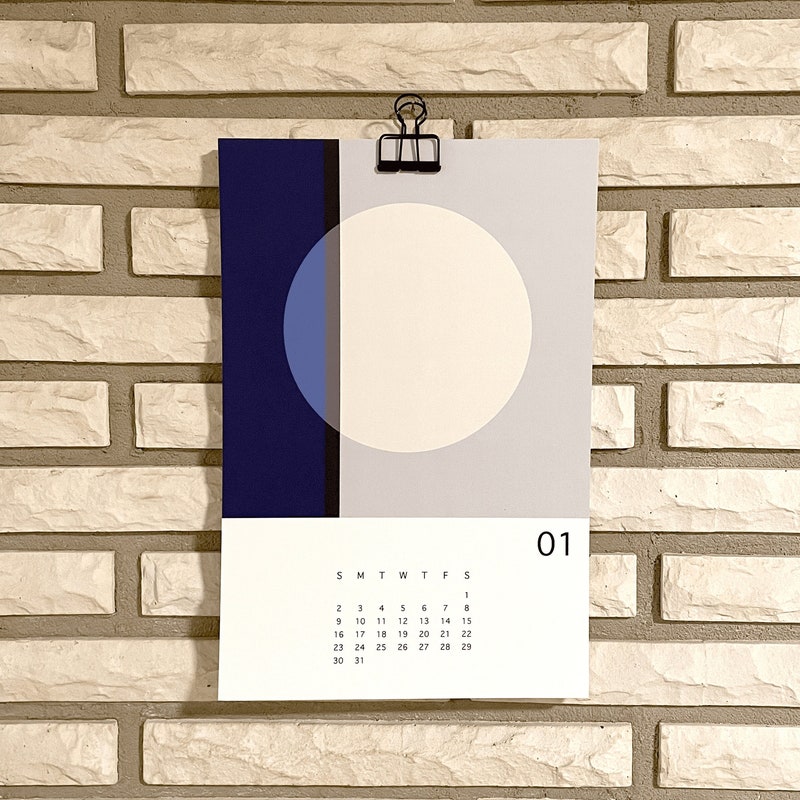 Modern Calendar - Etsy