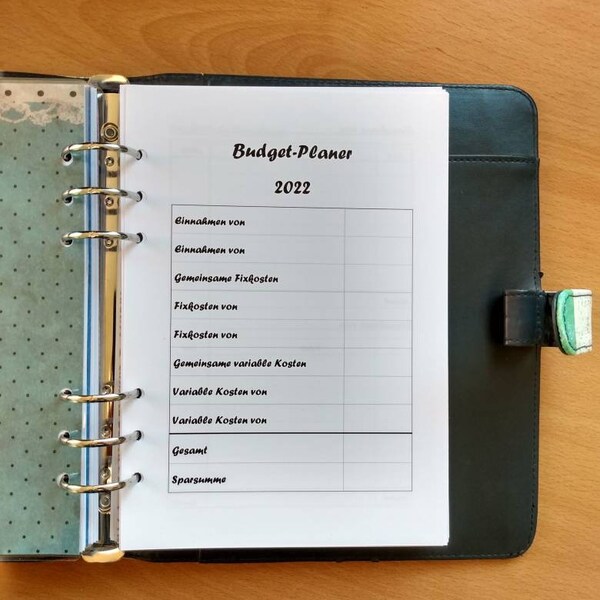 Filofax Deposits Finance - Etsy