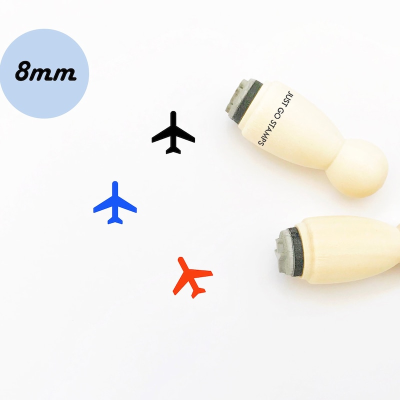 Plane Mini Stamp - Etsy UK