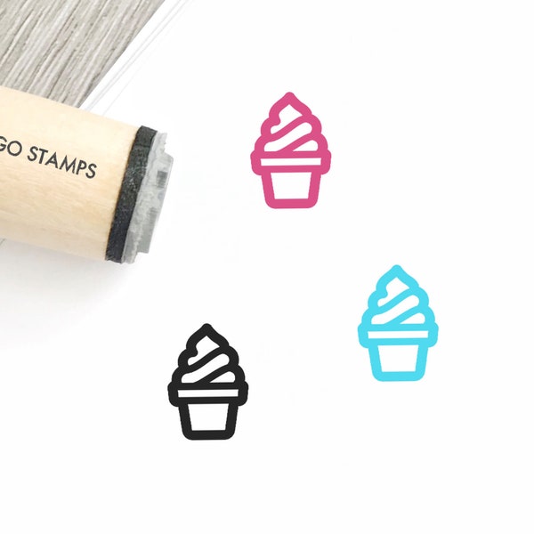 Ice Cream Stamp - Etsy