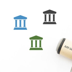 Bank Rubber Stamp - Φ16mm/20mm/25mm Rubber Stamp - Bank Stamp - Finance ...