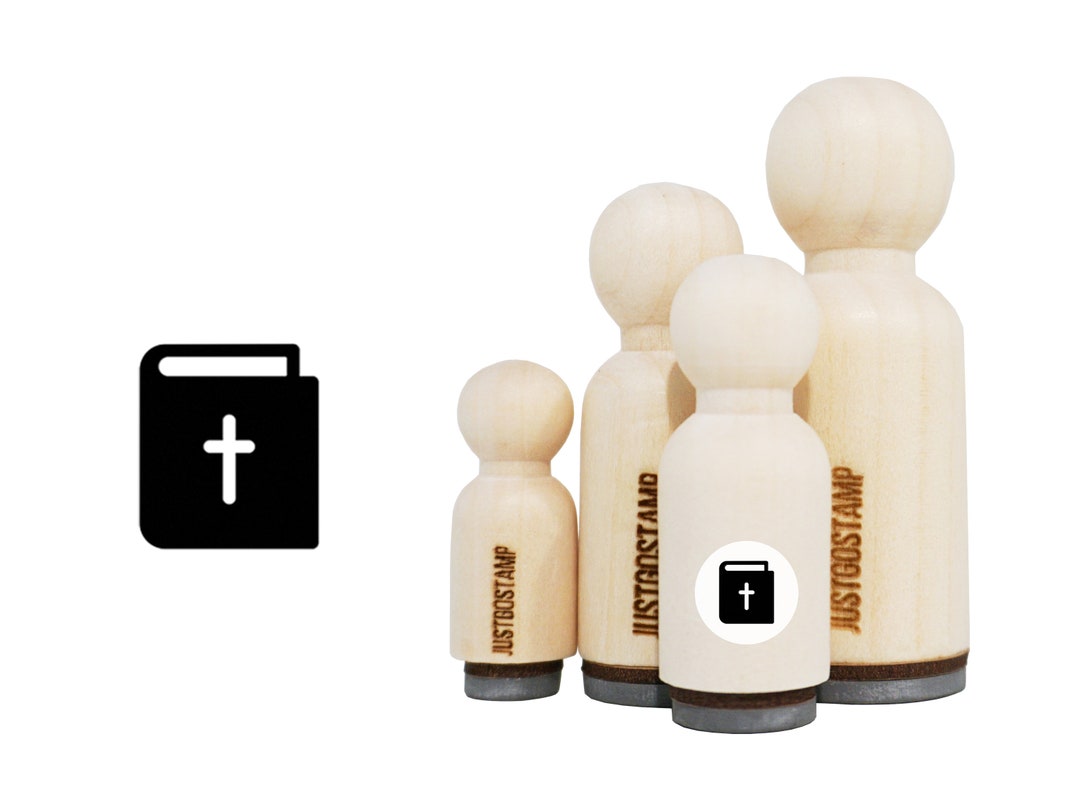 Bible Rubber Stamp - Laser Engraved Rubber Stamp for Crafting, Stamping ...