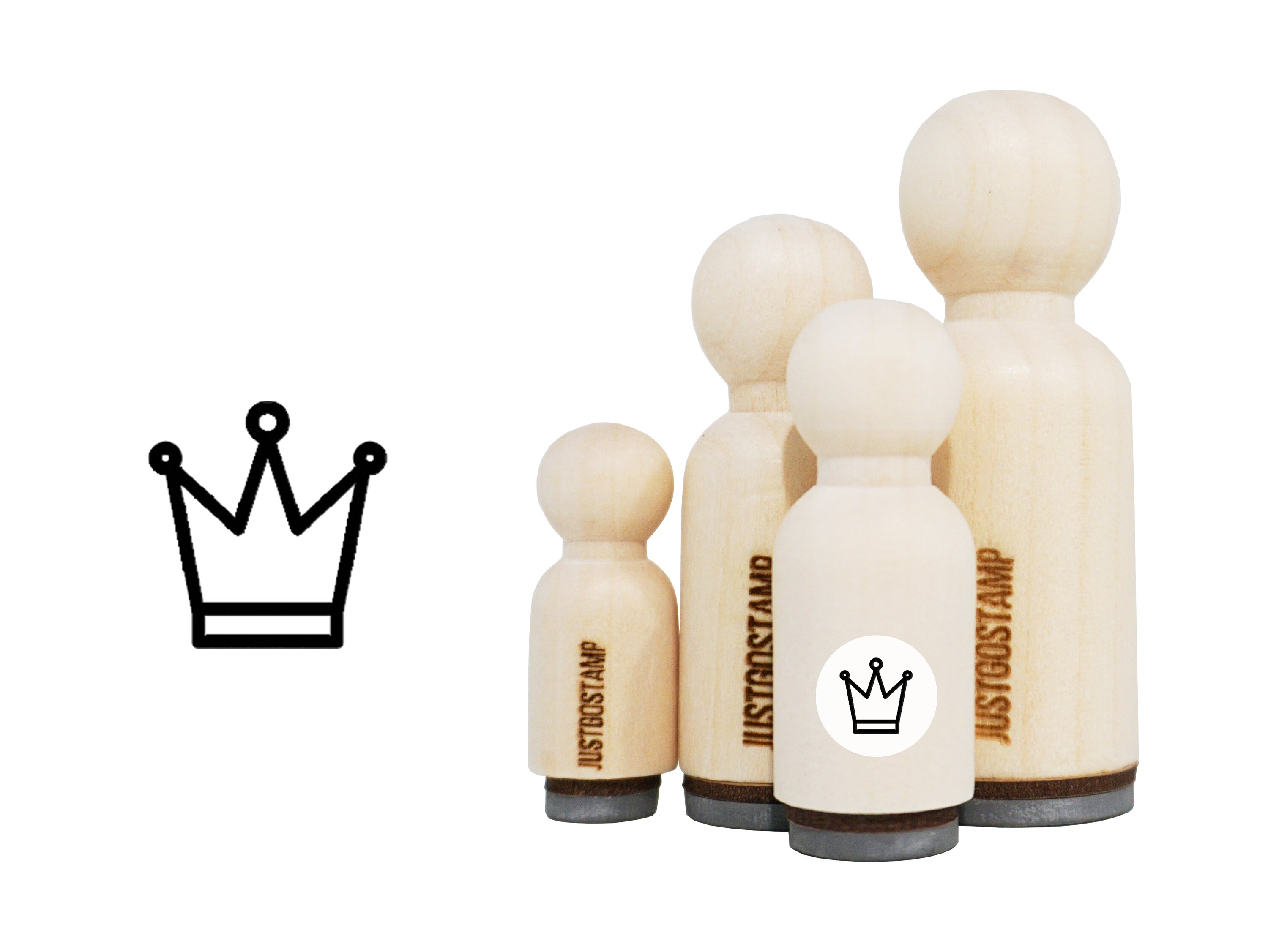 Crown on Stamps - Etsy