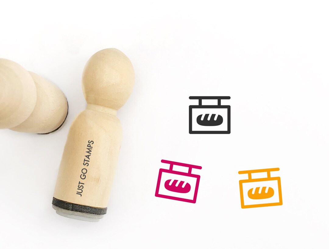 Bakery Shop Rubber Stamp - Φ16mm/20mm/25mm Rubber Stamp -bakery Stamp ...
