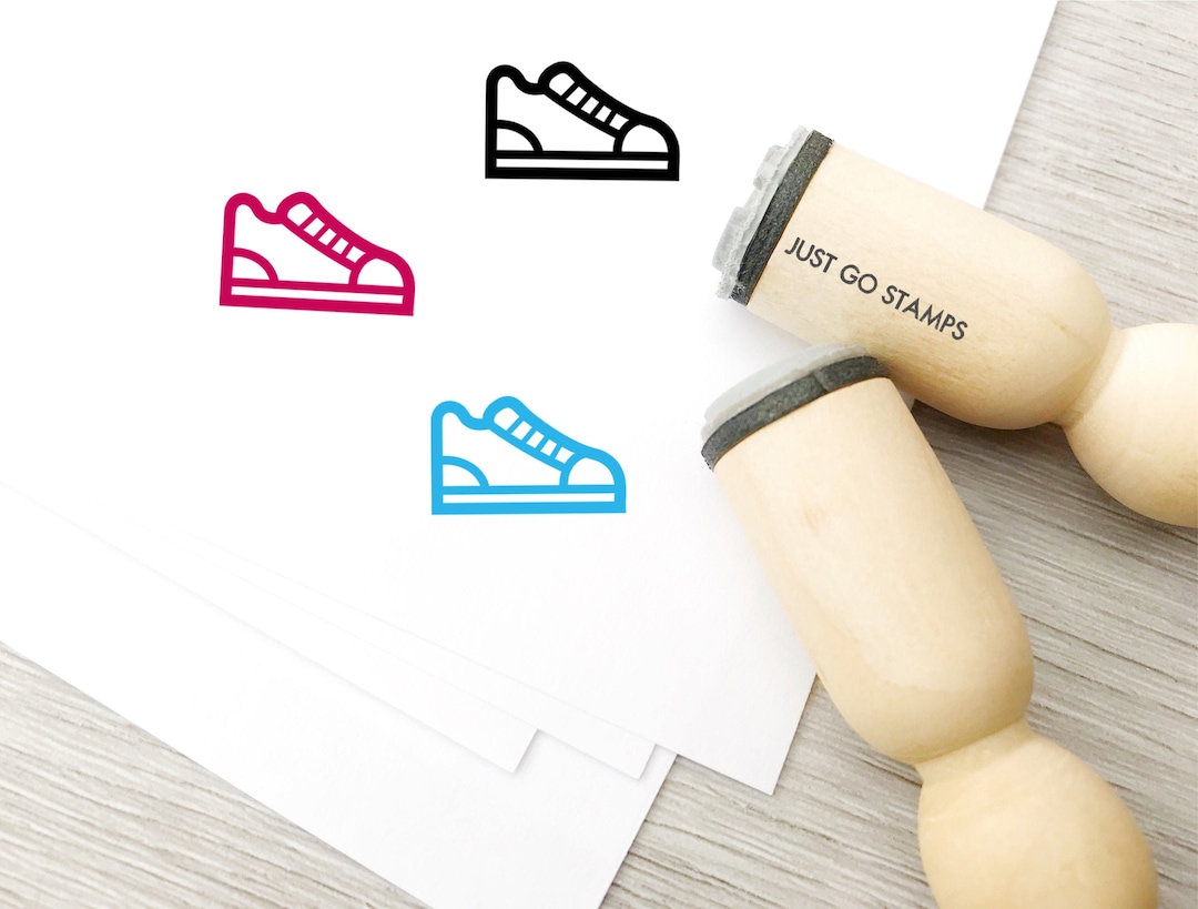 Sneaker Rubber Stamp - Φ16mm/20mm/25mm Rubber Stamp - Shoe Stamp ...