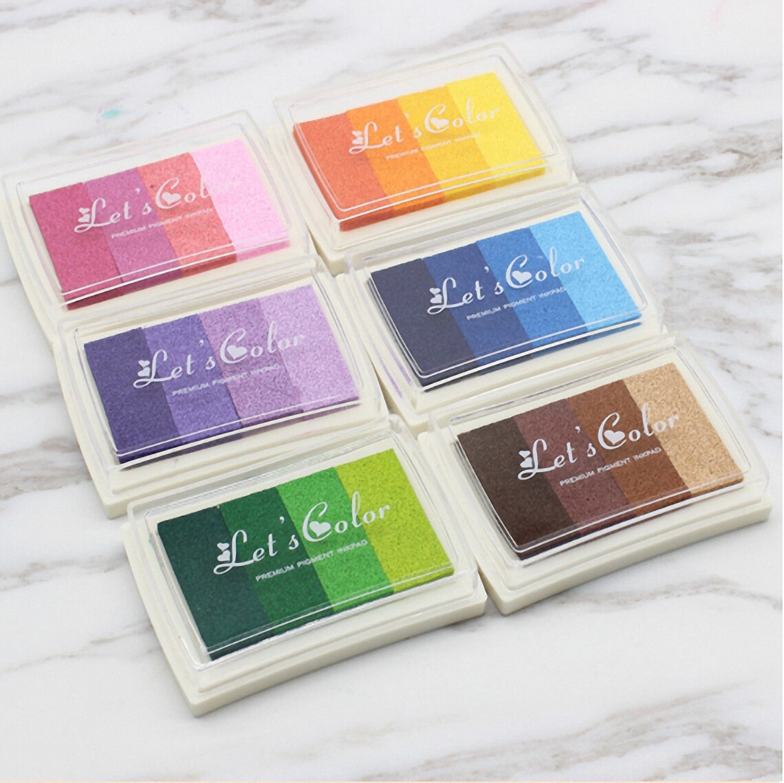 Multipurpose Ink Pad Stamps Ink Pad Craft Ink Pad Colorful - Etsy