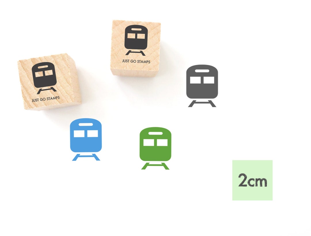 Subway Rubber Stamp - Φ20mm Mini Stamp - Transportation Rubber Stamps ...