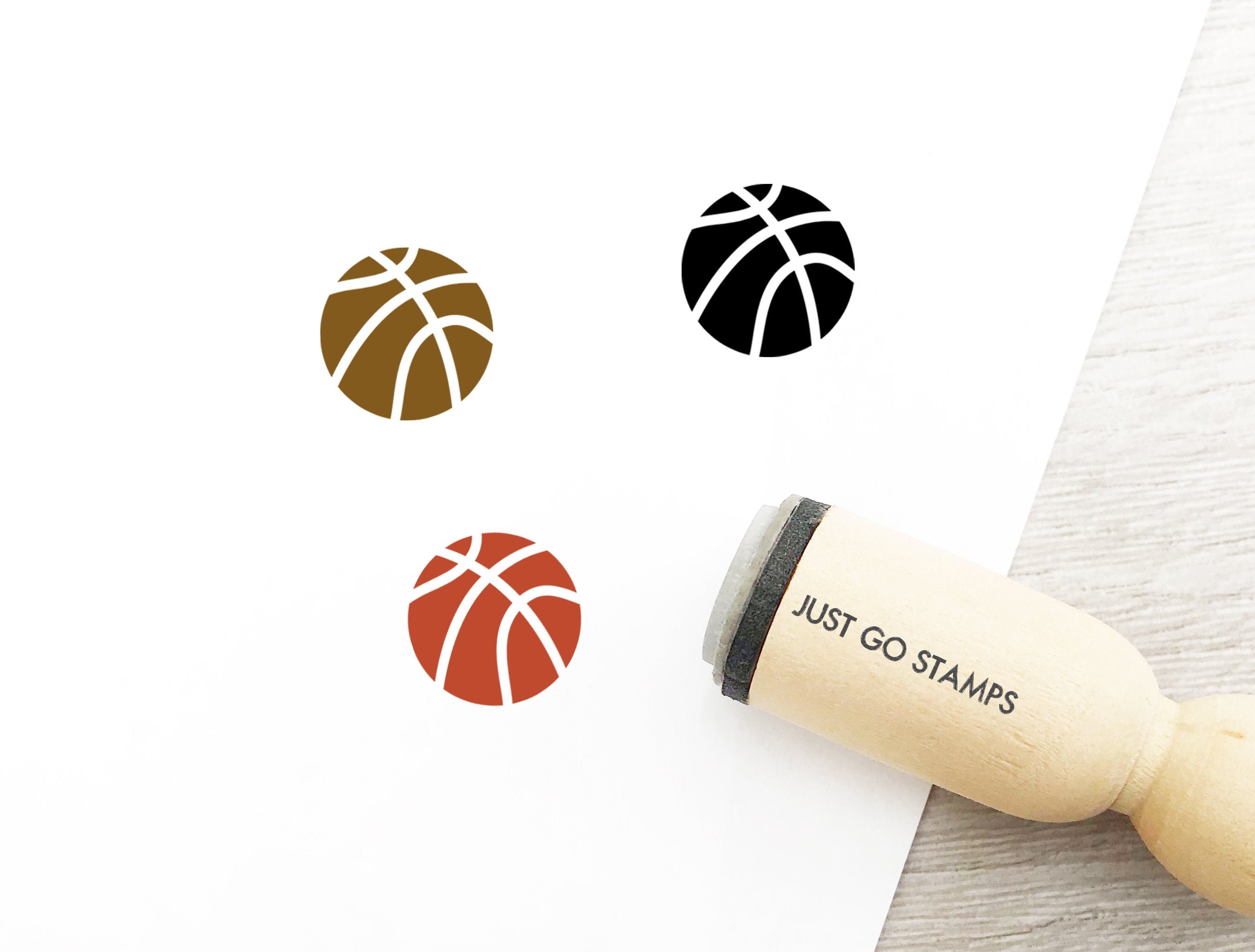 Basketball Rubber Stamp - Φ16mm/20mm/25mm Rubber Stamp - Sport Stamp - Etsy