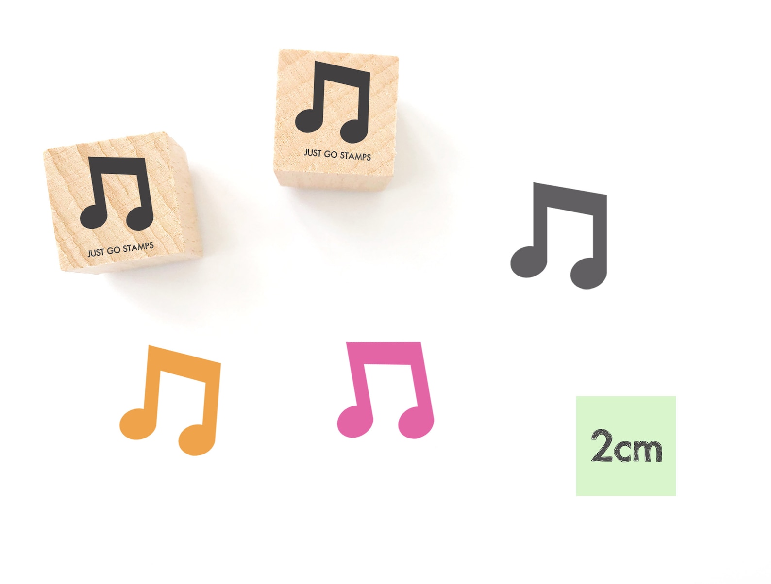 Set of 4 Music Rubber Stamp Φ20/30/40mm Mini Stamp Music - Etsy