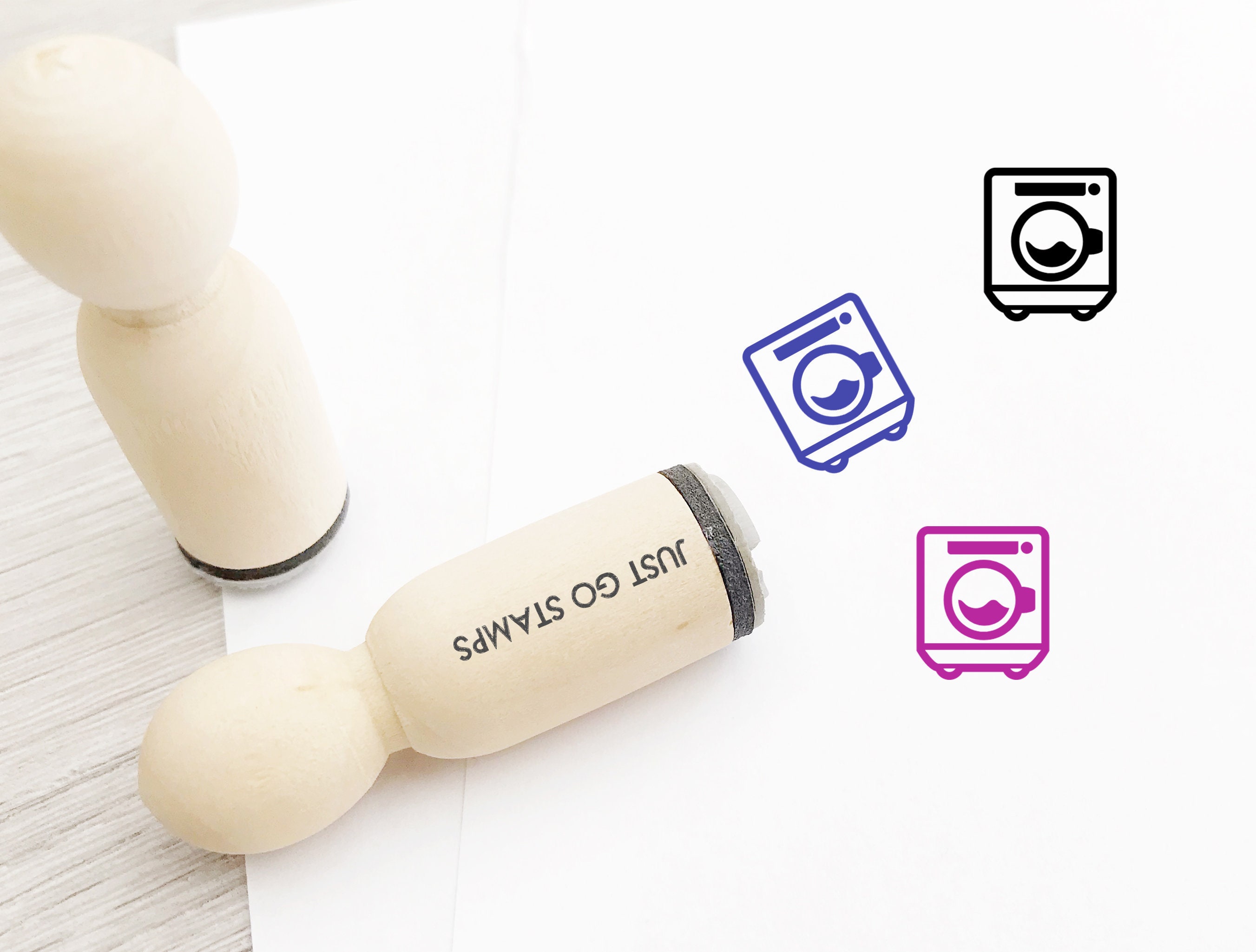 Washing Machine Rubber Stamp Φ16mm/20mm/25mm Rubber Stamp - Etsy