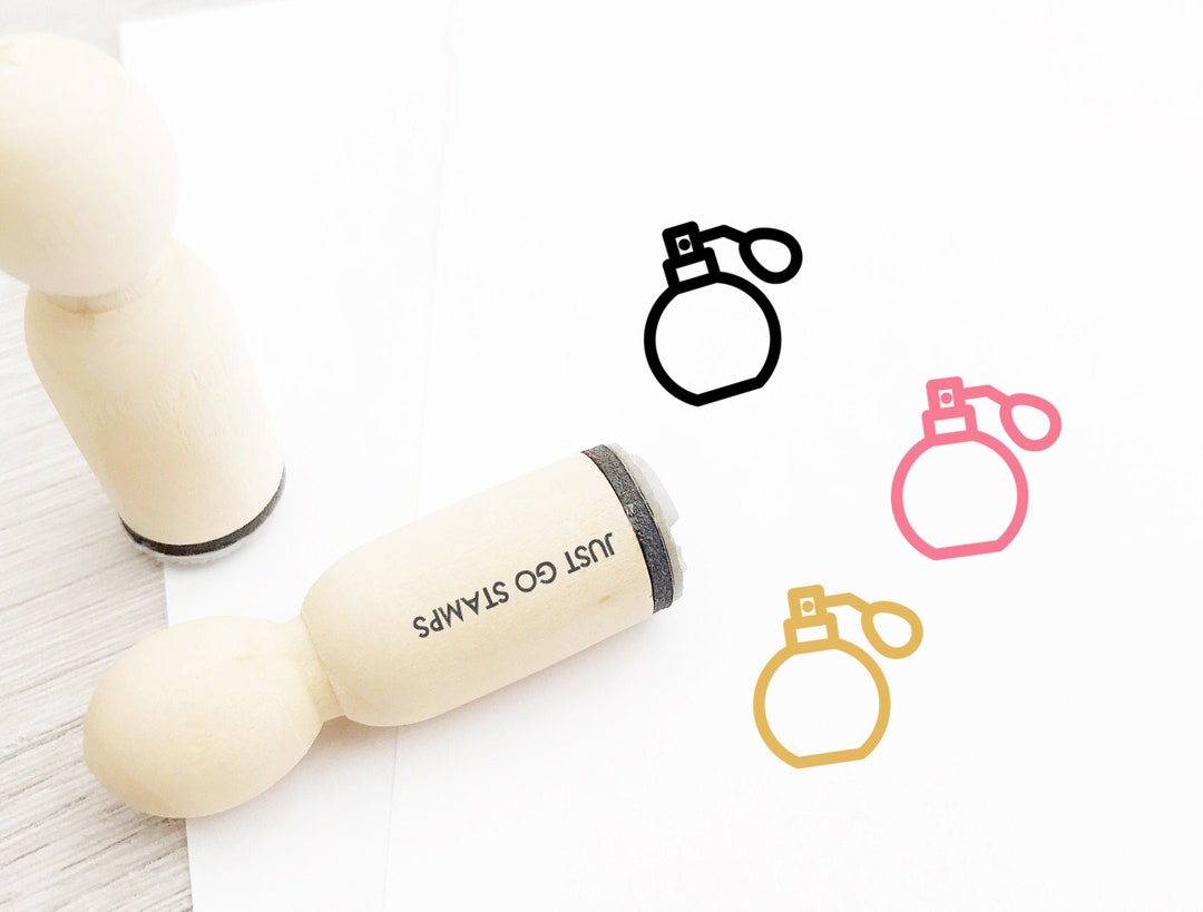 Perfume Rubber Stamp - Φ16mm/20mm/25mm Rubber Stamp - Bullet Journal ...