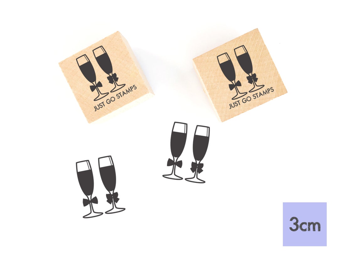 Wine Rubber Stamp - Φ20/30/40mm Square Stamp - Wine Stamps - Party ...