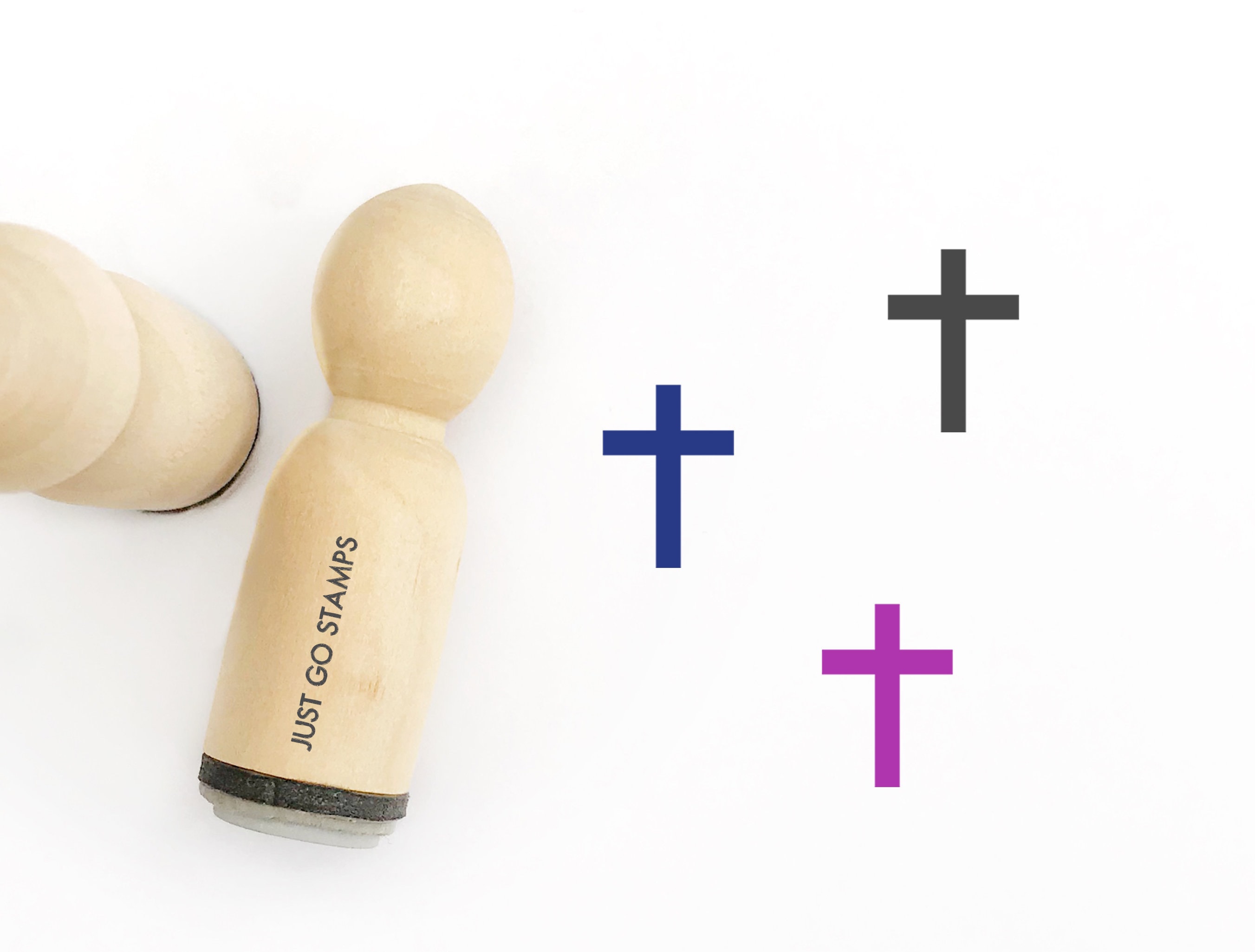 Christian Cross Rubber Stamp Φ16mm/20mm/25mm Rubber Stamp | Etsy