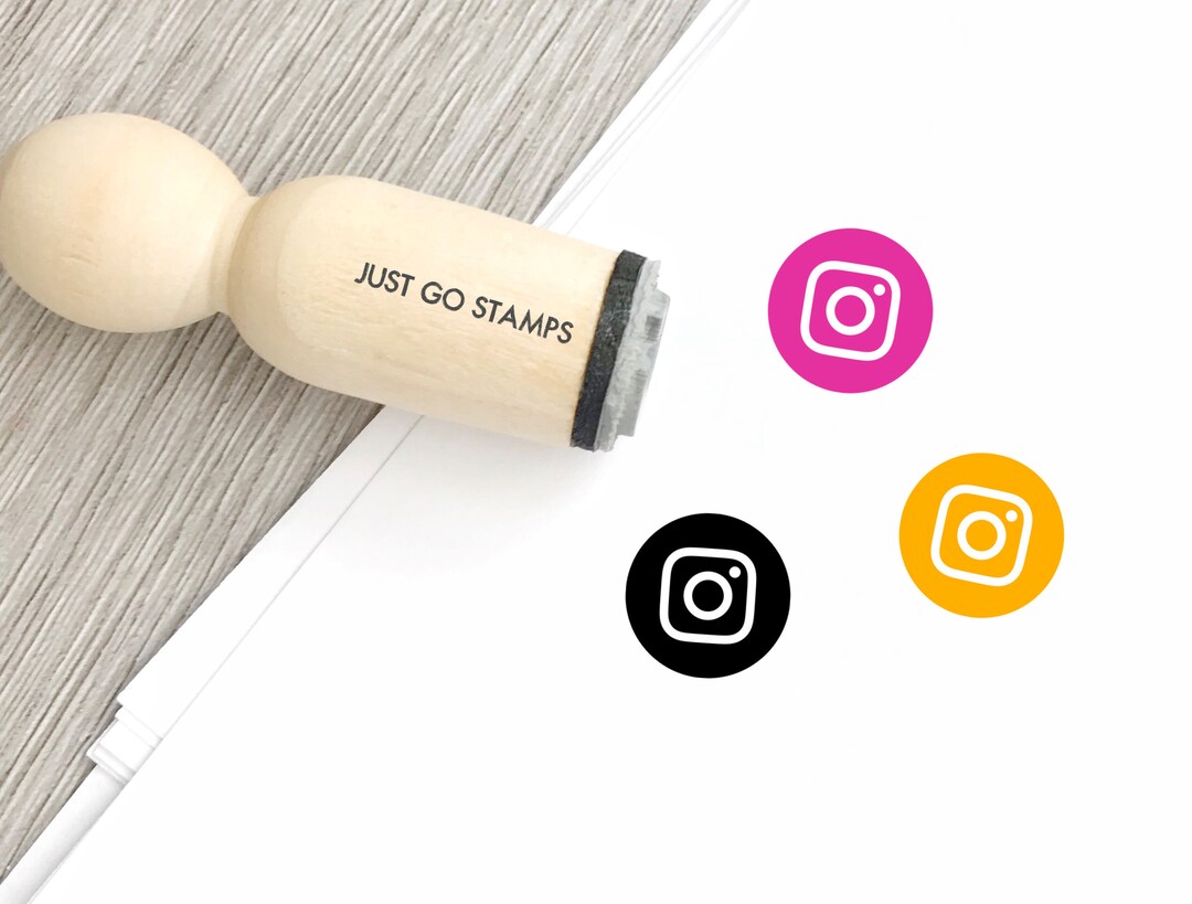 Instagram Rubber Stamp - Φ16mm/20mm/25mm Rubber Stamp - Insta Stamp ...