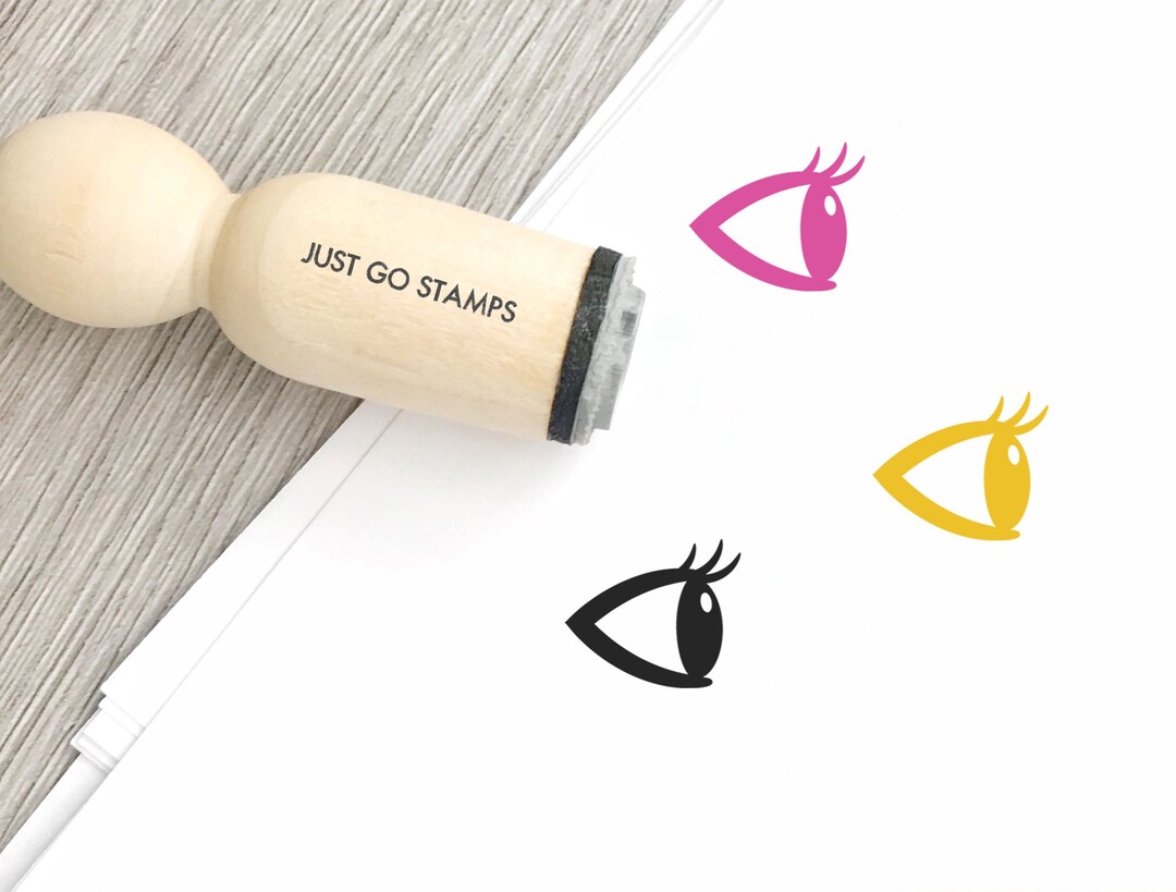 Eye Rubber Stamp - Φ16mm/20mm/25mm Rubber Stamp - Eyes Stamp - Vision ...
