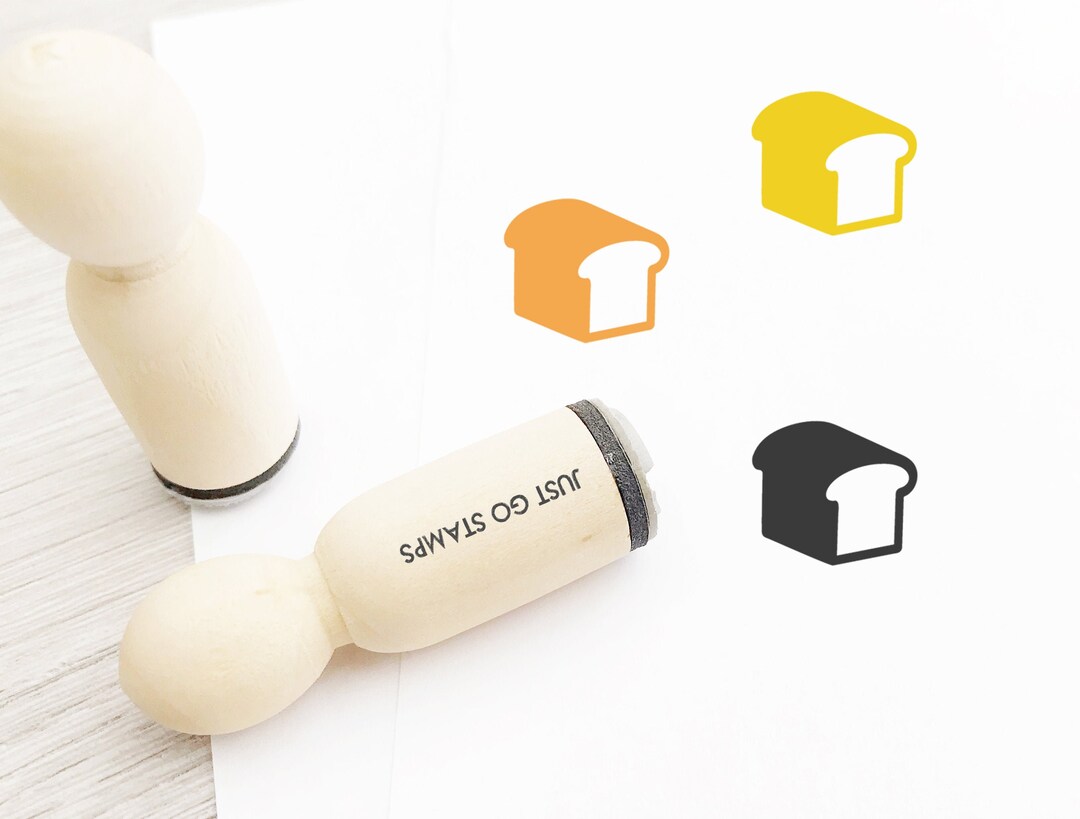 Bread Rubber Stamp - Food, Shopping List Stamp (Φ16mm/20mm/25mm) - Etsy