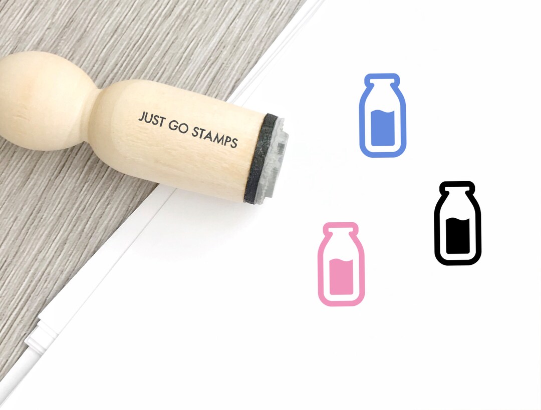Milk Rubber Stamp - Φ16mm/20mm/25mm Rubber Stamp - Dairy Stamp ...