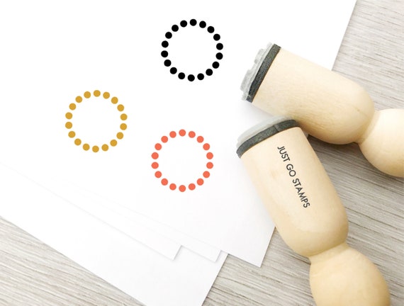 Circular Rubber Stamps